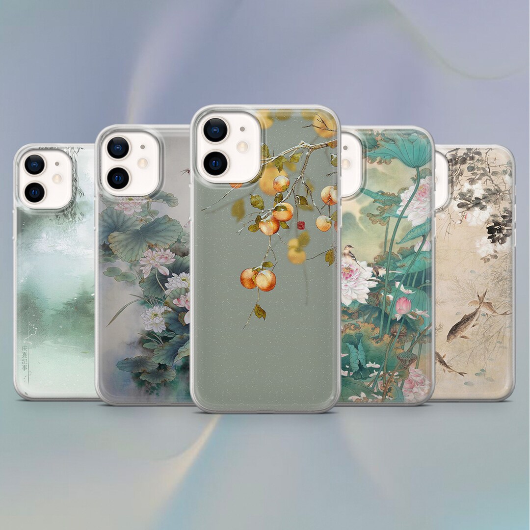 Japanese Asian Style Aesthetics Phone Case for iPhone 14, 13, 12, 11 ...