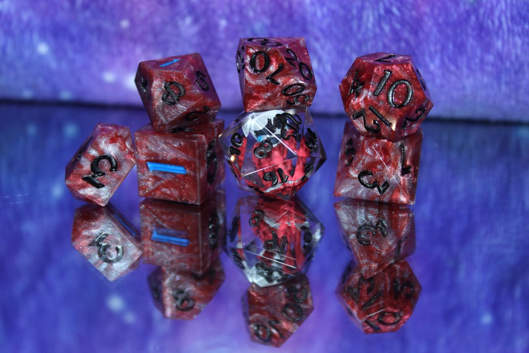 TADC Gangle 7 Piece Dice Set D&D - Etsy