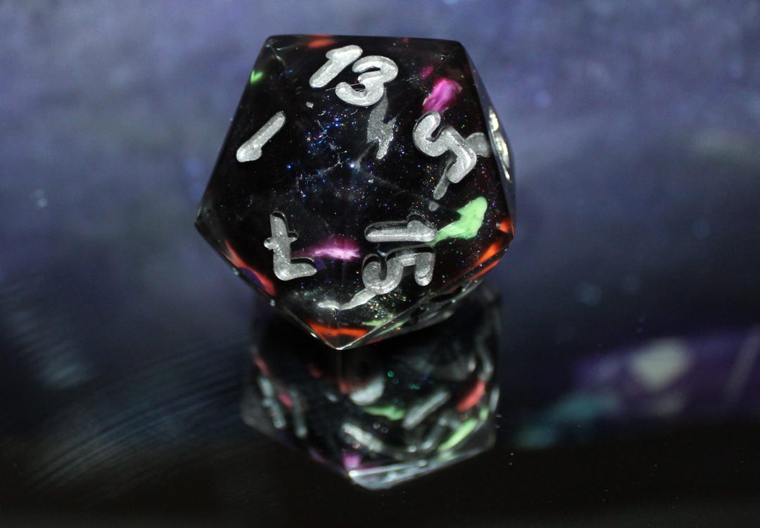Meteor Shower 50mm D20 Minor Mold Marks - Etsy