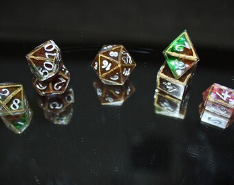 Stained Glass Paper Dice Set Digital Download - Etsy