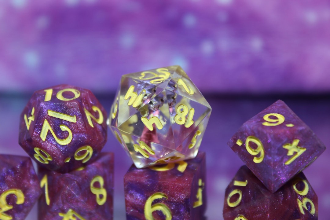 Jax the Amazing Digital Circus 7 Piece Dice Set - Etsy