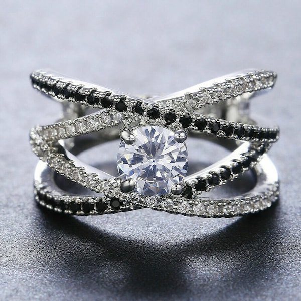 Overlapping Ring - Etsy