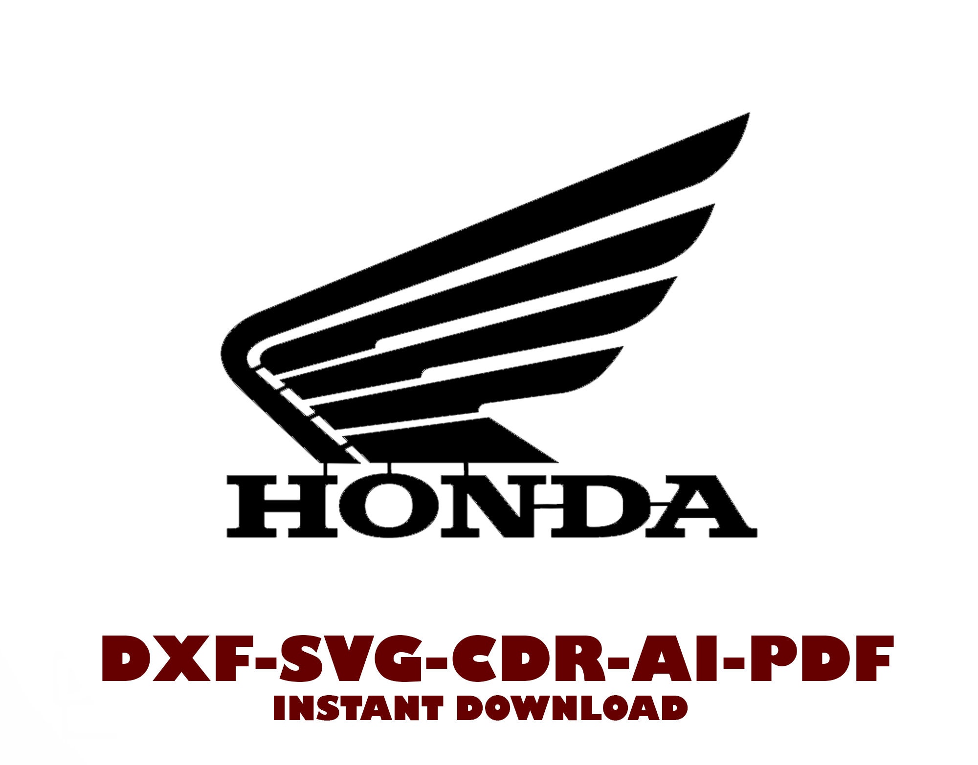 Honda Logo in Svg, Png, Pdf, Jpeg, Eps Format. Perfect for Cricut ...