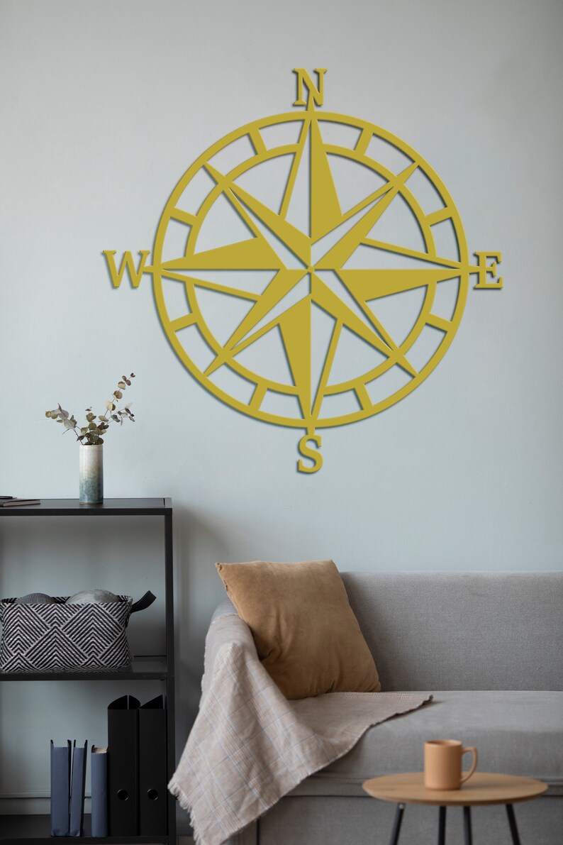 Compass Wall Art,gps Sign,latitude Longitude,home Coordinates,custom ...