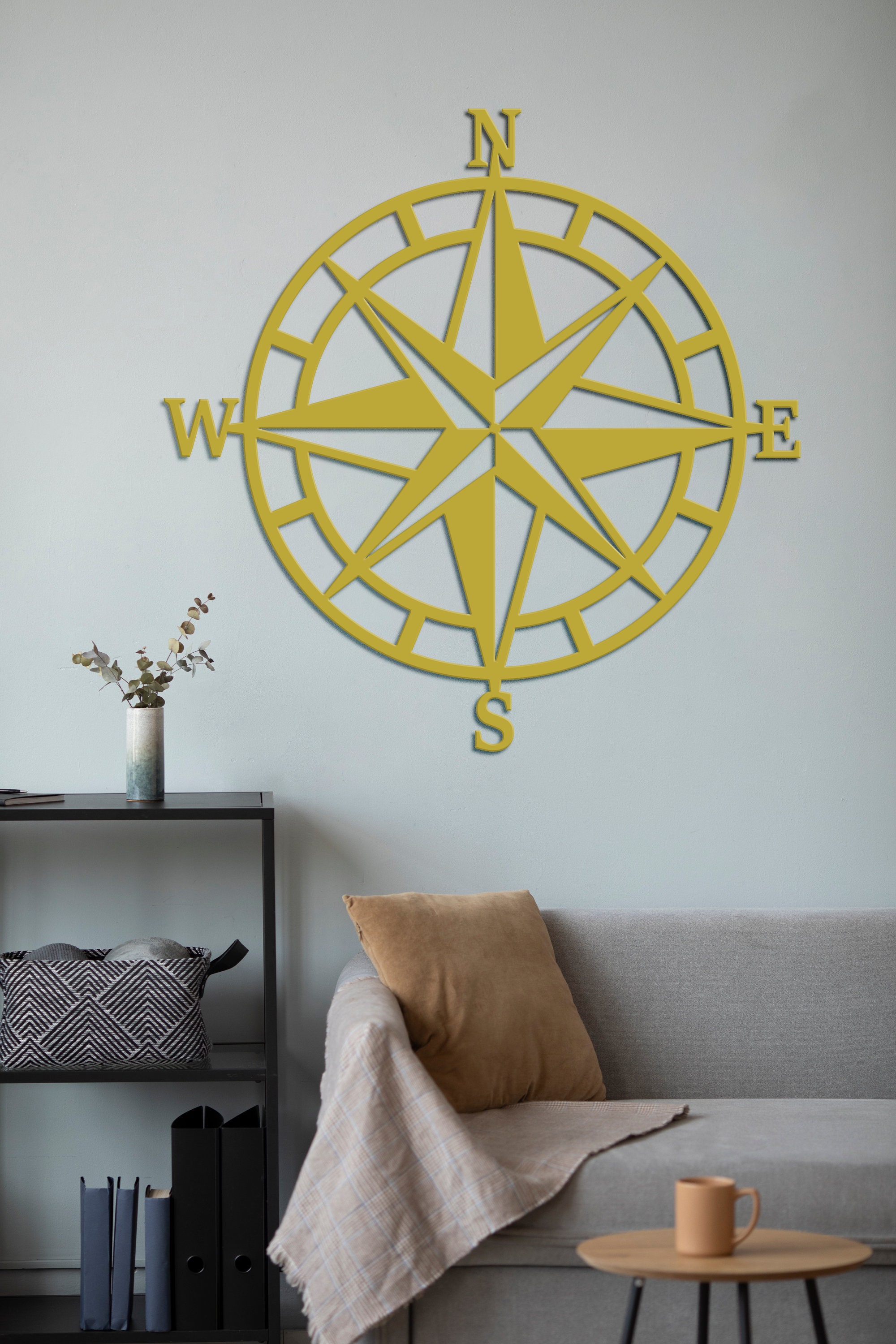Compass Wall Art,gps Sign,latitude Longitude,home Coordinates,custom ...