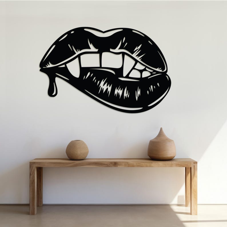 Vampire Wall Art,haloween Metal Wall Art, Vampire Decor, Vampire Wall ...