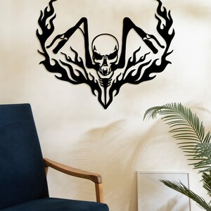 Motorcycle Skull Rider Metal Wall Art,harley Davidson Motorcycle Wall ...