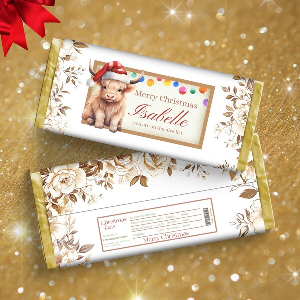 Choc Bar Printable - Etsy