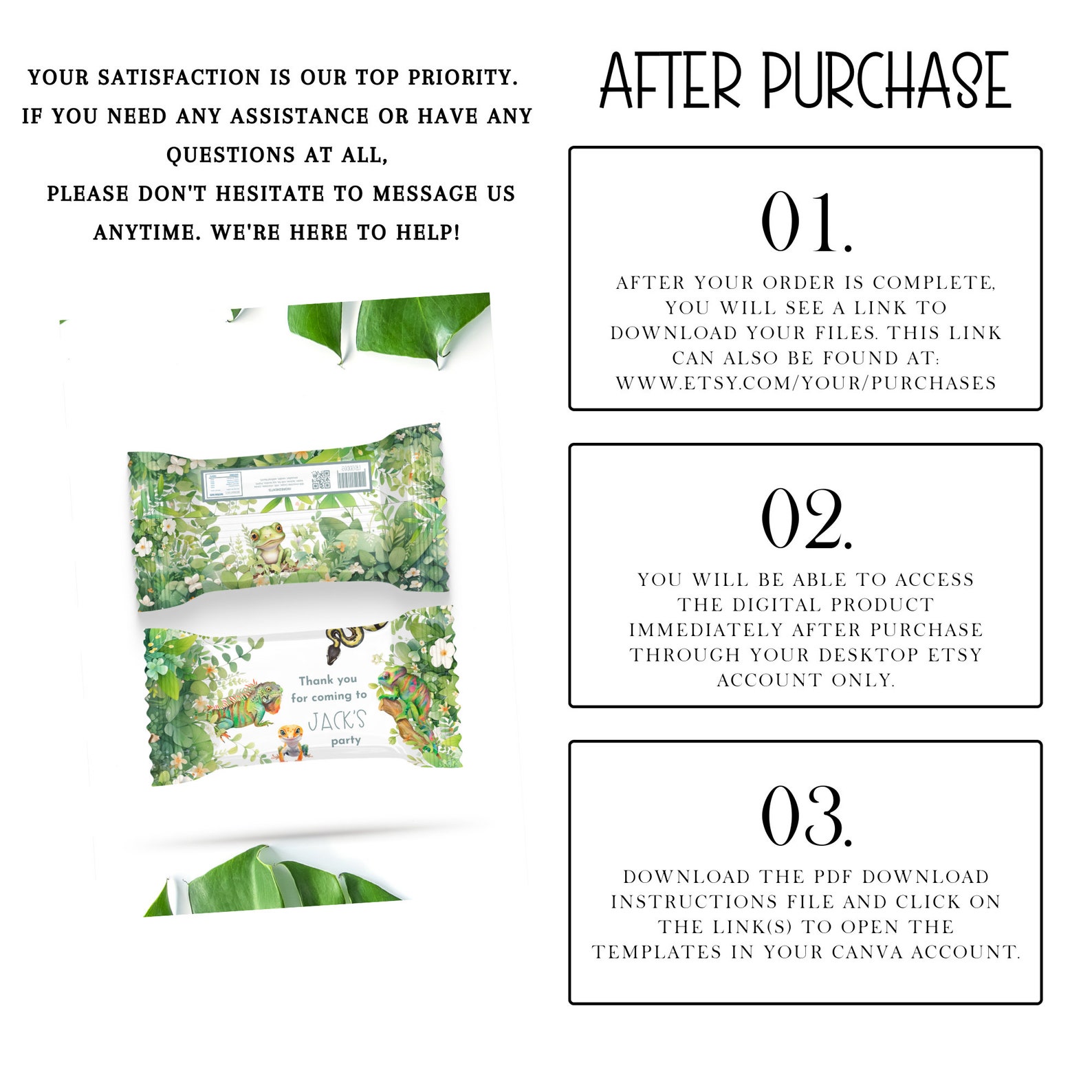 Reptile Rice Krispie Wrapper Digital Download - Snake Lizard Birthday ...