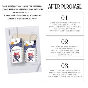 Editable Movie Night Gift Tags | Popcorn Party Favor Tag | Cinema Thank ...