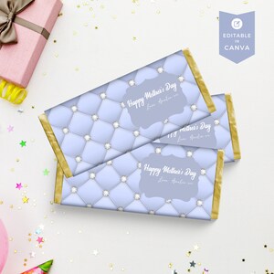 Mother's Day Chocolate Bar Wrapper Printable Candy Label, DIY Mom ...
