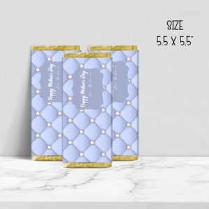 Mother's Day Chocolate Bar Wrapper Printable Candy Label, DIY Mom ...