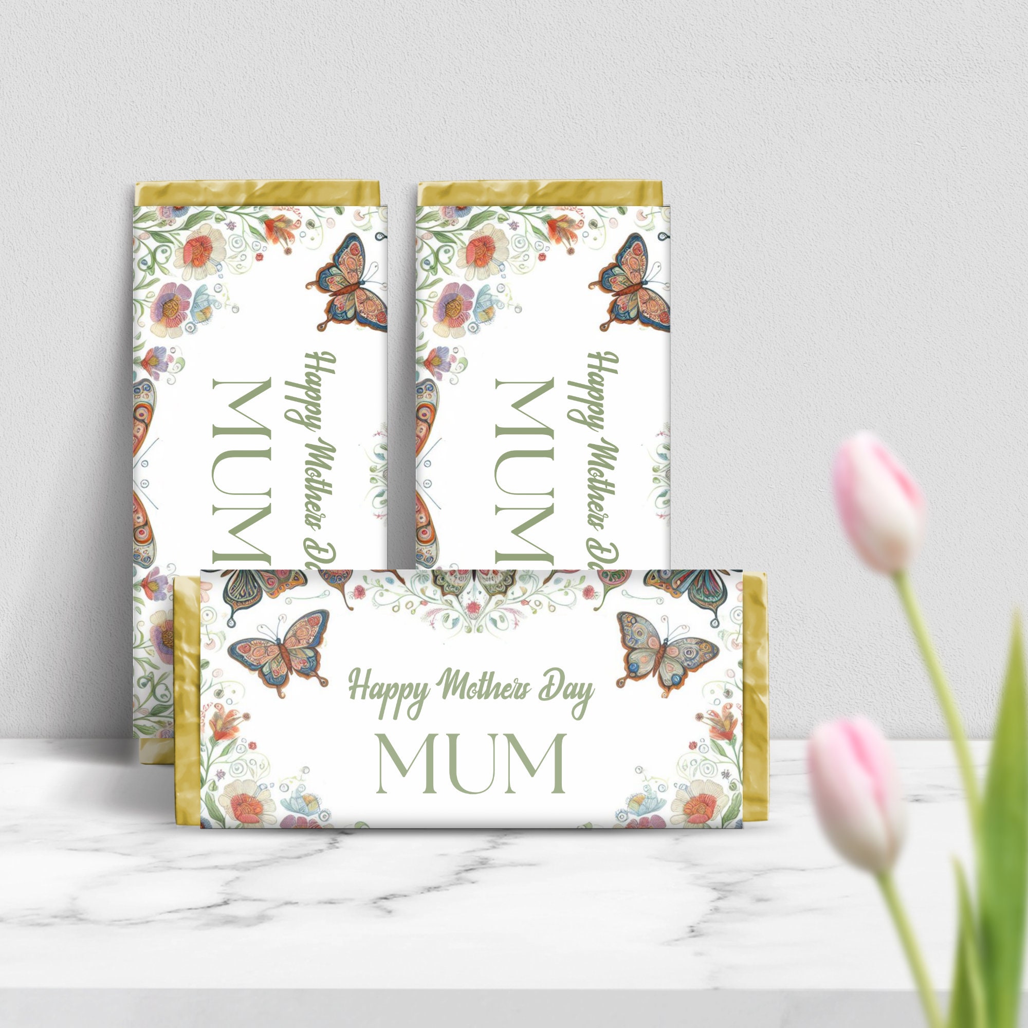 Mother's Day Chocolate Bar Wrapper Printable Candy Label, DIY Party ...