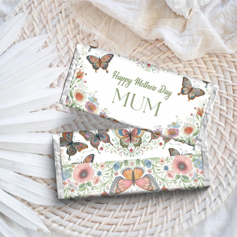Mother's Day Chocolate Bar Wrapper Printable Candy Label, DIY Party ...