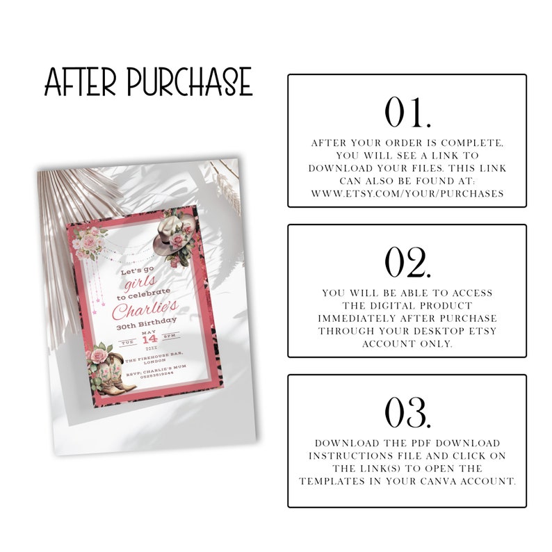 Cowgirl 30th Birthday Party Invitation ,wild West Western First Rodeo ...