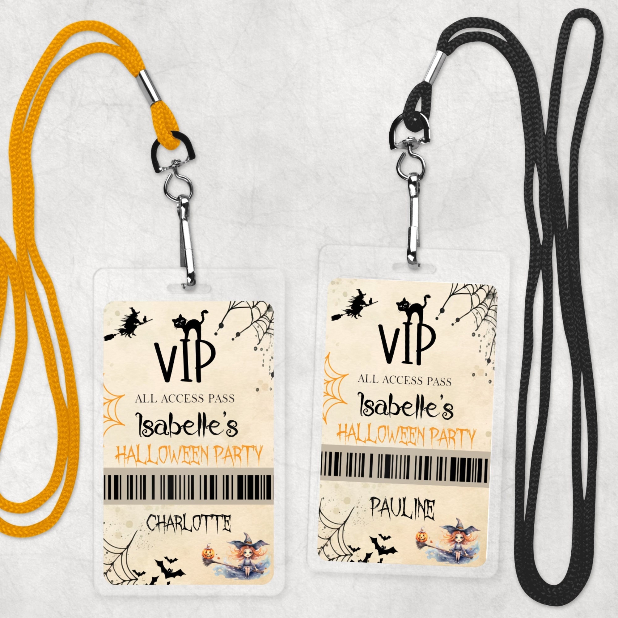 Halloween VIP All Access Badge Party Favors , Spooky Theme, Boo Party ...