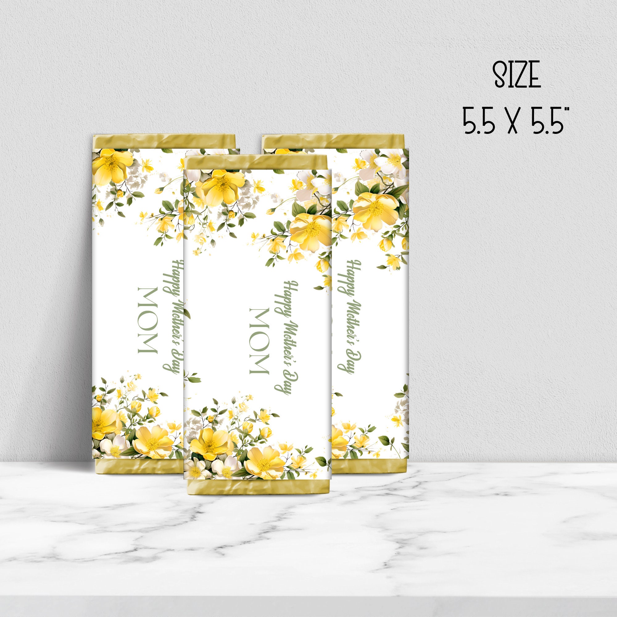 Mother's Day Chocolate Bar Wrapper Printable Candy Label, DIY Party ...