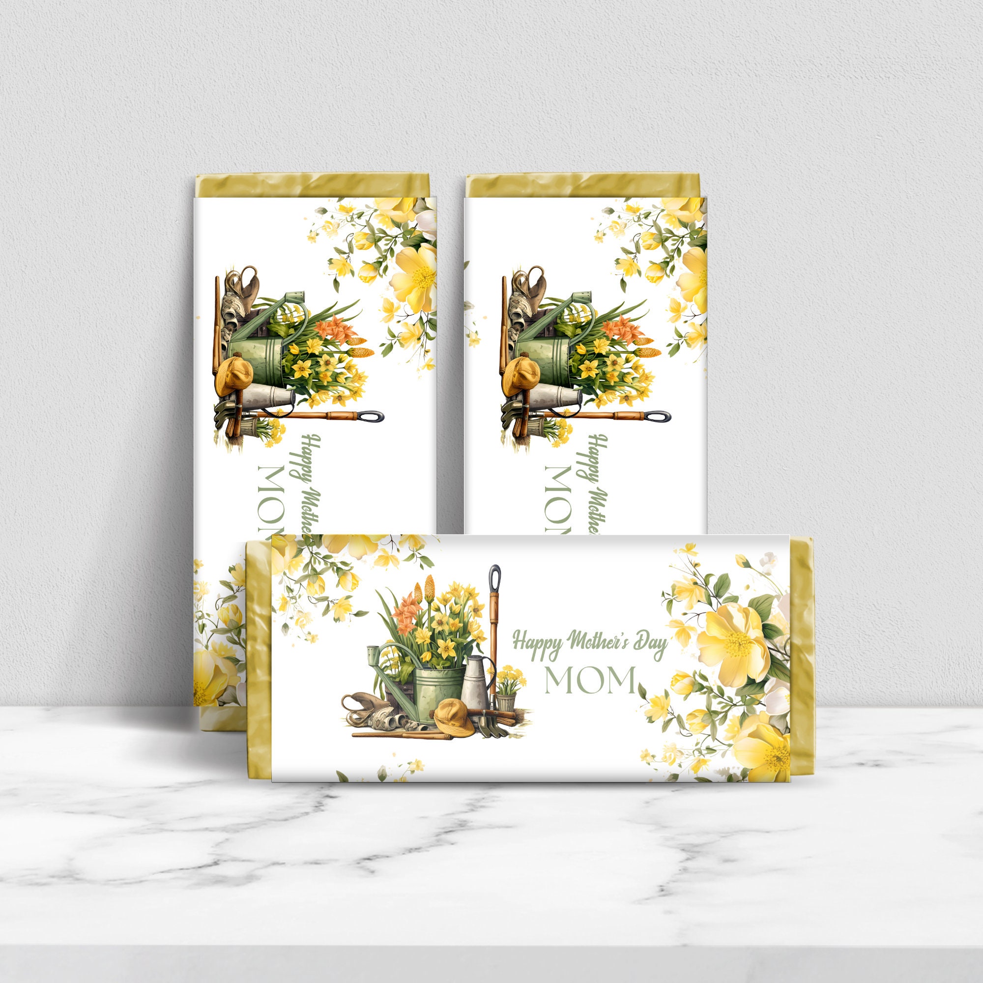 Mother's Day Chocolate Bar Wrapper Printable Candy Label, DIY Party ...