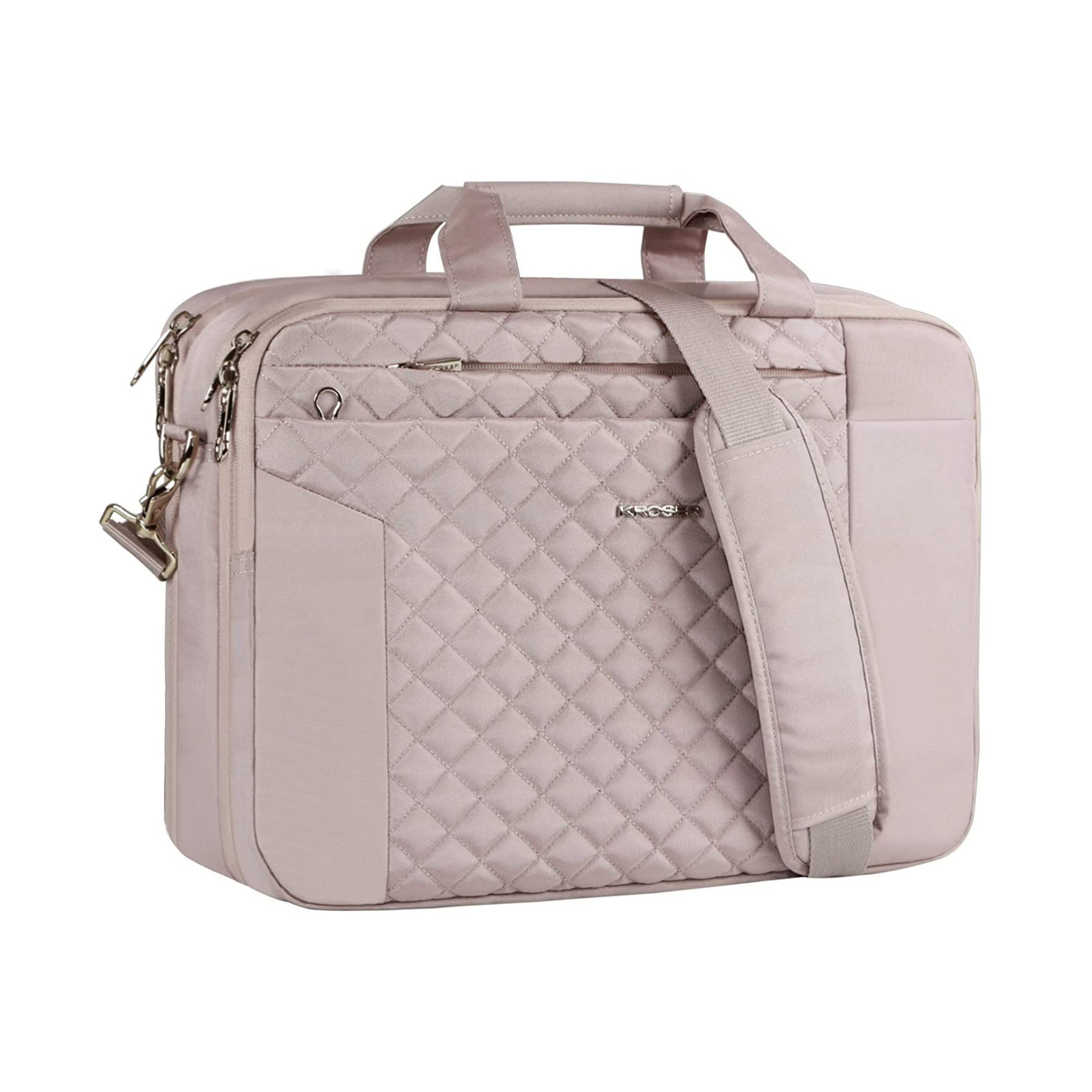 17.3 in Large Expandable Pink Laptop Bag,water Resistant Anti Theft ...