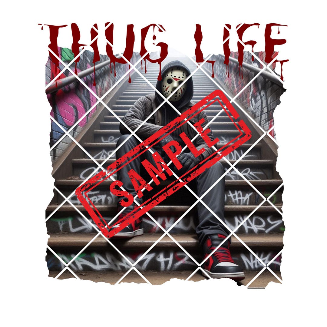 Thug Life Jason Png Digital Download - Etsy