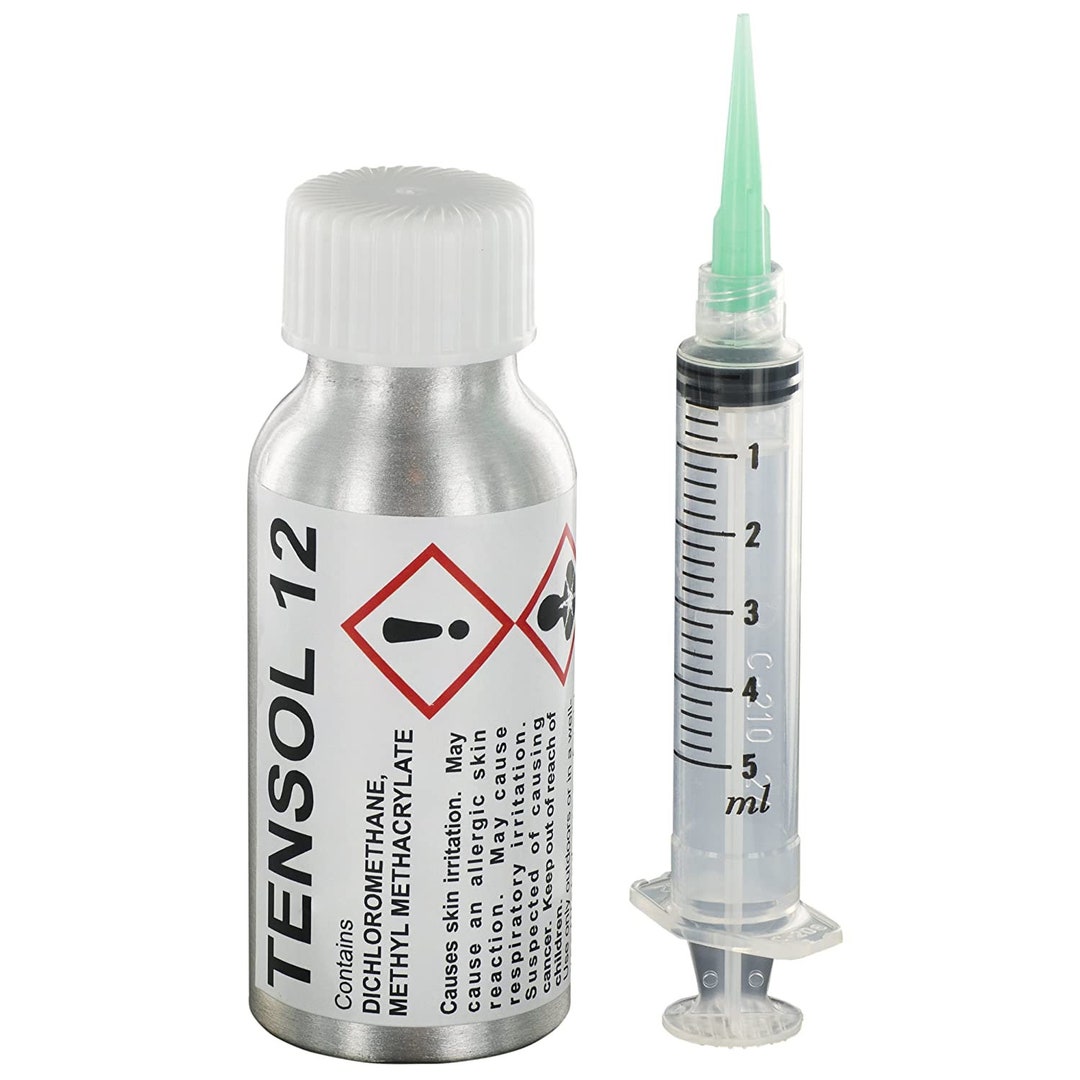 TENSOL 12 Acrylic Adhesive, 50ml Bottle/perspex Bonding Glue Cement ...