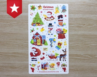 Christmas Scrapbooking Stickers - Etsy