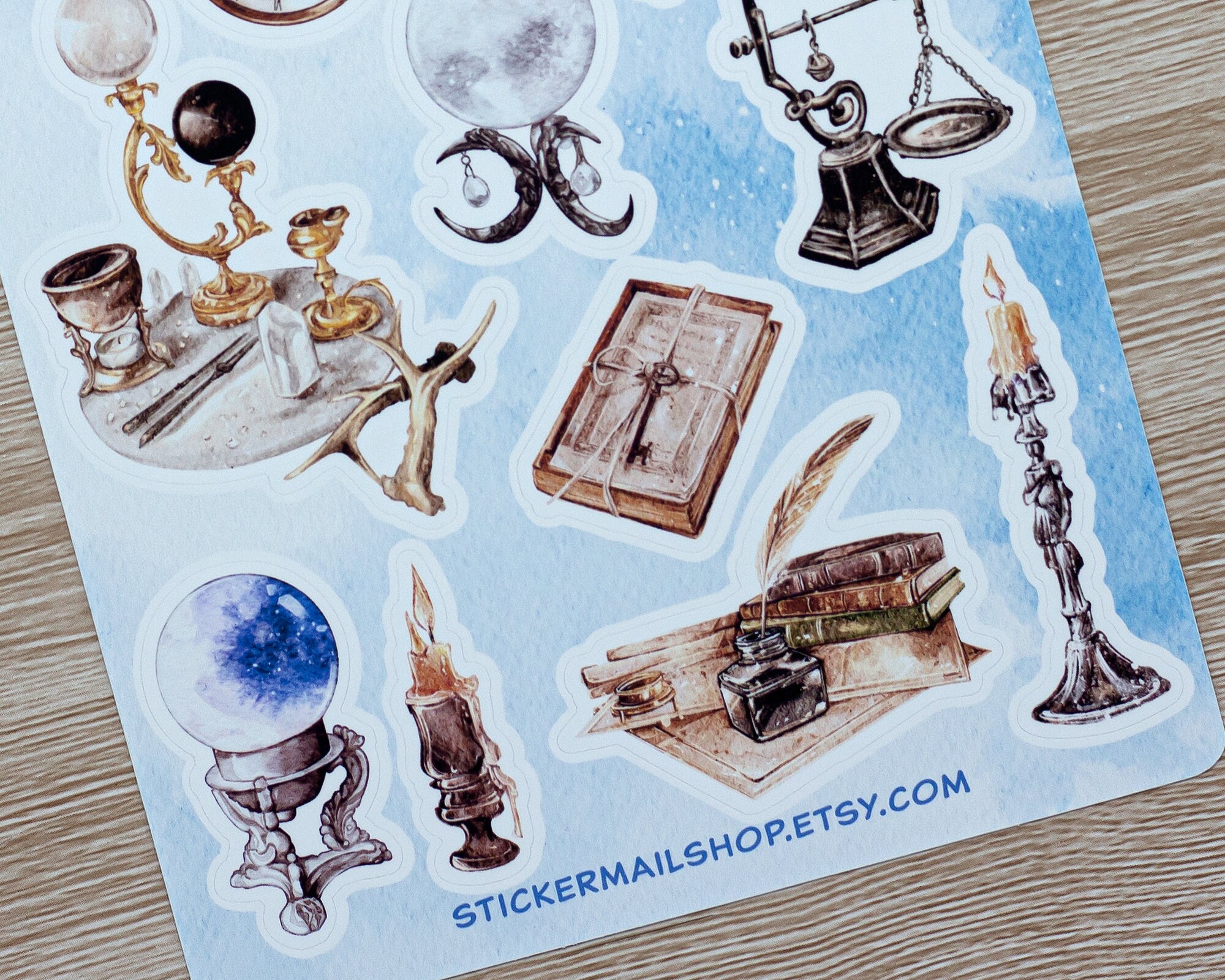 Light Academia Sticker Sheet 3 Bullet Journal Scrapbooking - Etsy