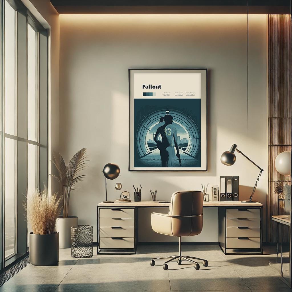 Fallout TV Series Minimalist Art Poster Digital Download for Home Decor ...