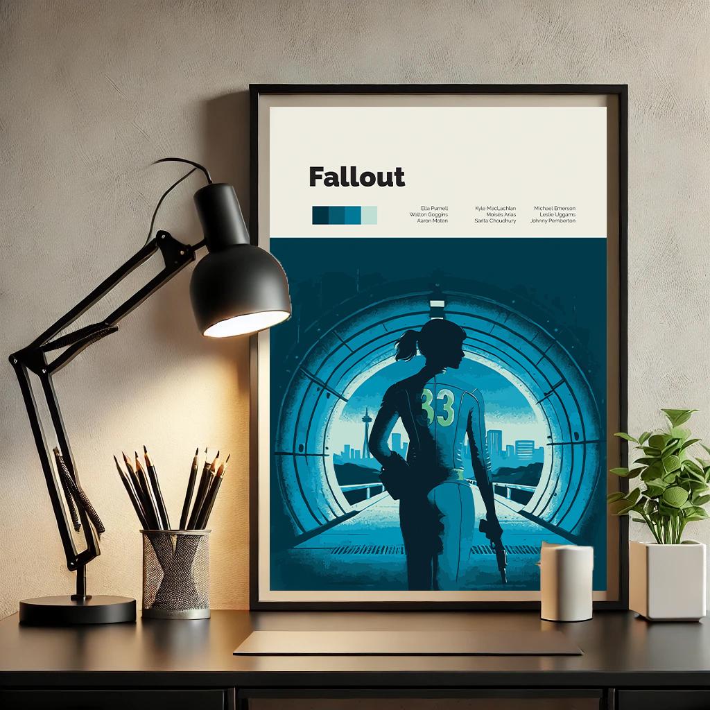 Fallout TV Series Minimalist Art Poster Digital Download for Home Decor ...