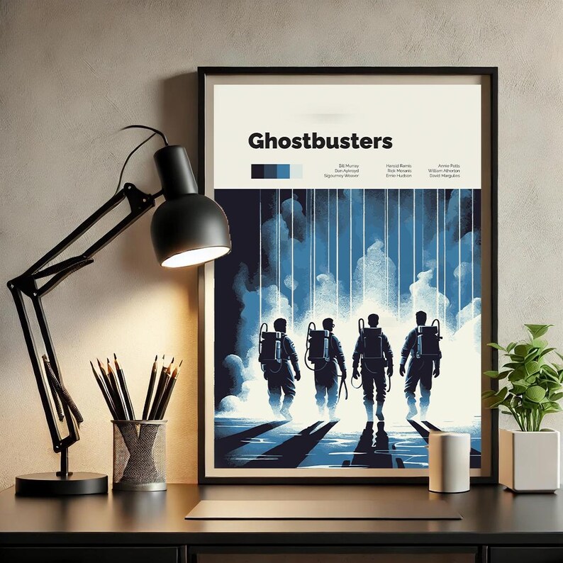 Ghostbusters Minimalist Art Poster - Digital Download for Home Decor - Etsy