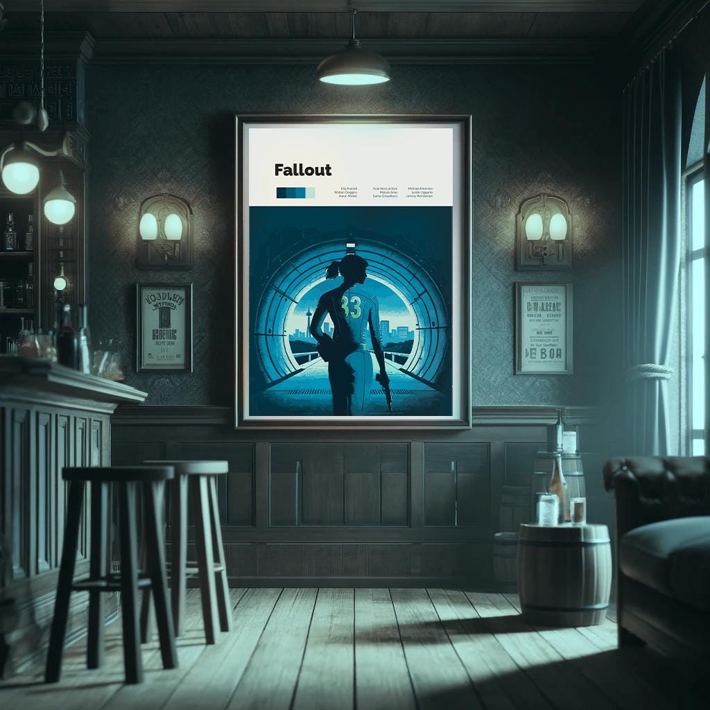 Fallout TV Series Minimalist Art Poster Digital Download for Home Decor ...