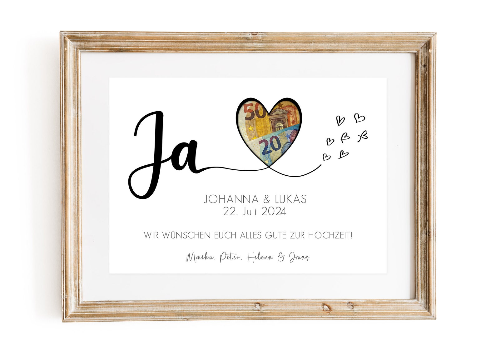 Last Minute Geschenk Hochzeit