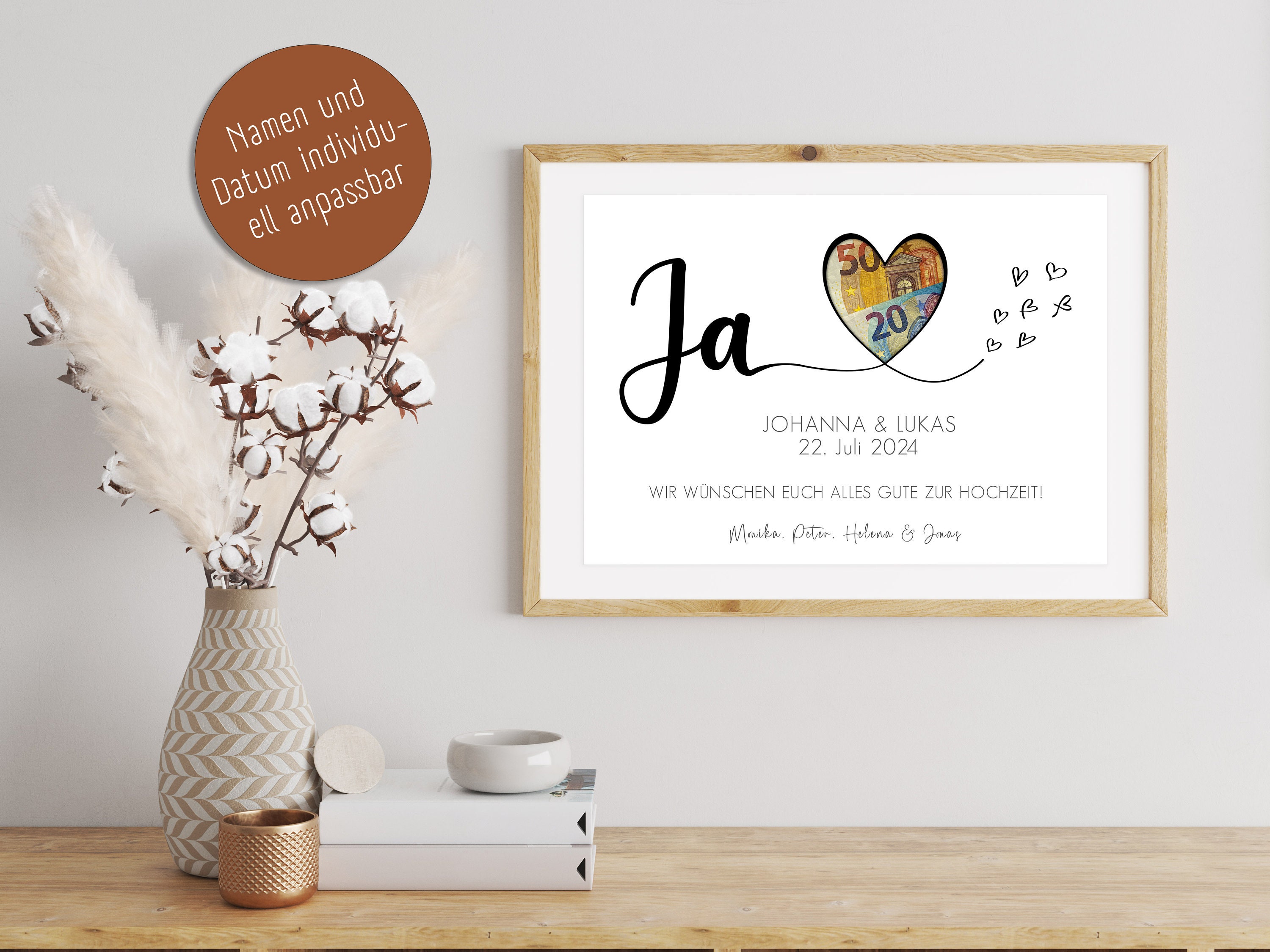 Last Minute Geschenk Hochzeit