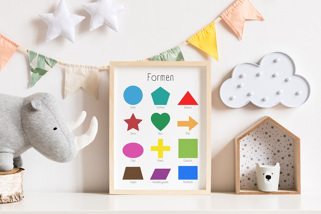 Poster Shapes | Montessori Learning Poster for Kids | Parenting ...
