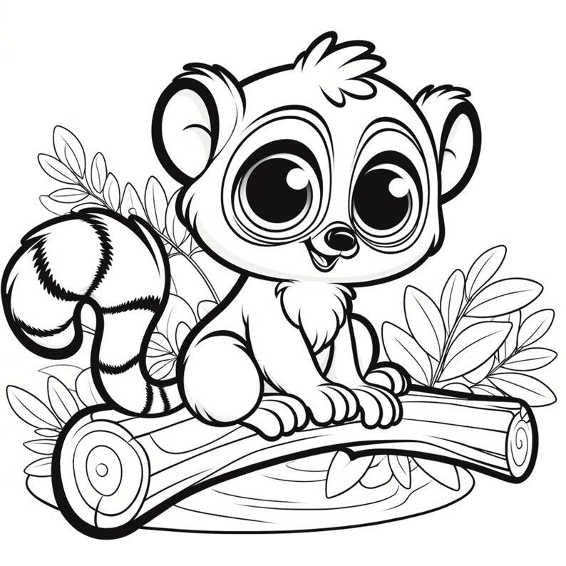 50 Adorable Animal Coloring Pages for Kids Bold and Playful Outlines ...