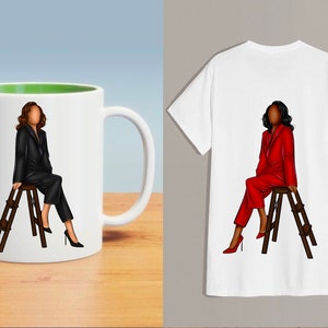 Faceless Clipart, Boss Girl Clipart, Fashion Illustration, African ...