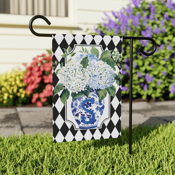 Monogram Garden Flag - Etsy