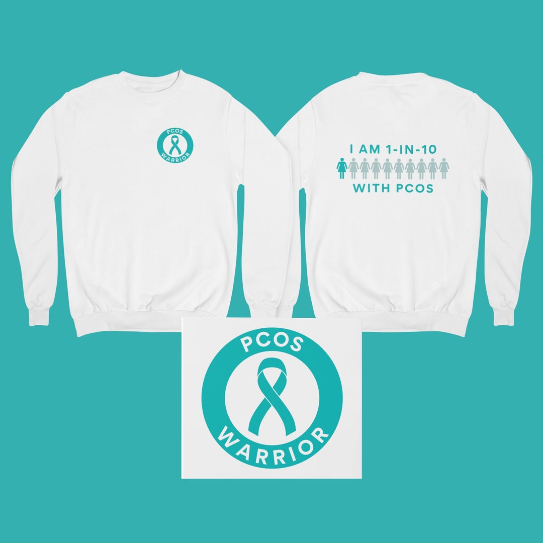 PCOS Sweatshirt PCOS Awareness Sweatshirt PCOS Warrior Sweatshirt Pcos ...