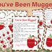 You've Been Mugged Christmas Printable, Secret Santa Game, Hug in A Mug ...