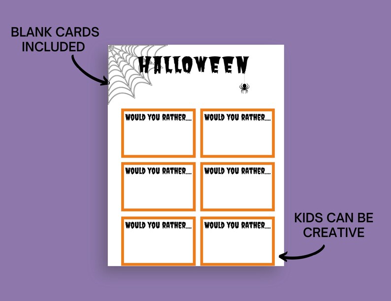 Printable Halloween Games Halloween Game for Kids, Teachers, Parties ...