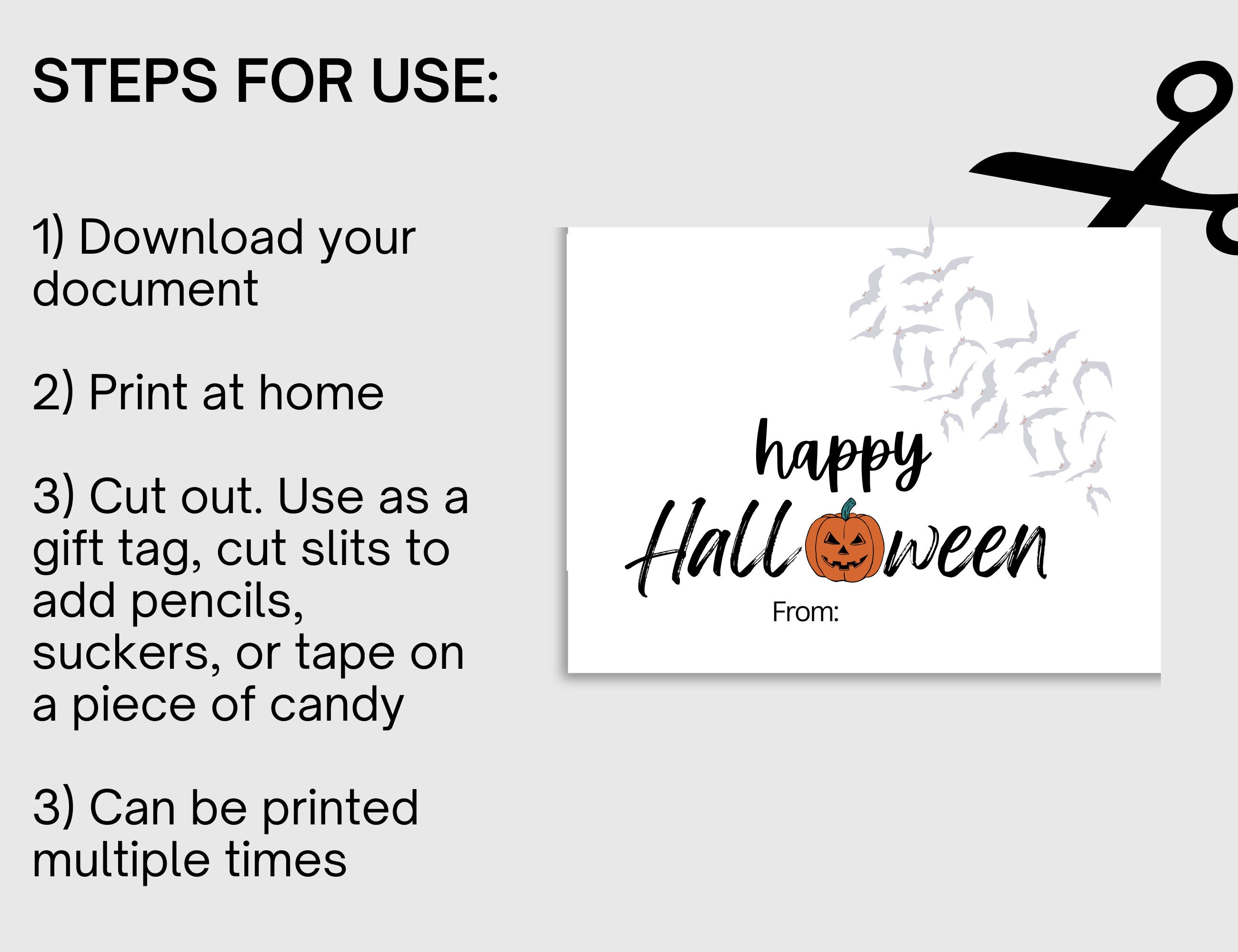 Multiple Halloween Printable Cards, Kids Halloween Party, Halloween ...