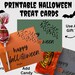 Multiple Halloween Printable Cards Kids Halloween Party - Etsy