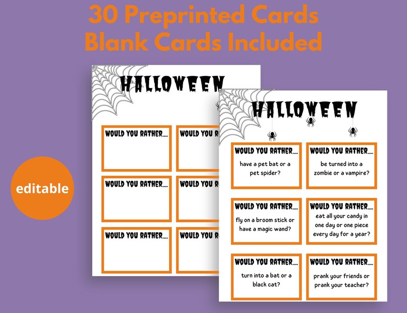 Printable Halloween Games Halloween Game for Kids, Teachers, Parties ...