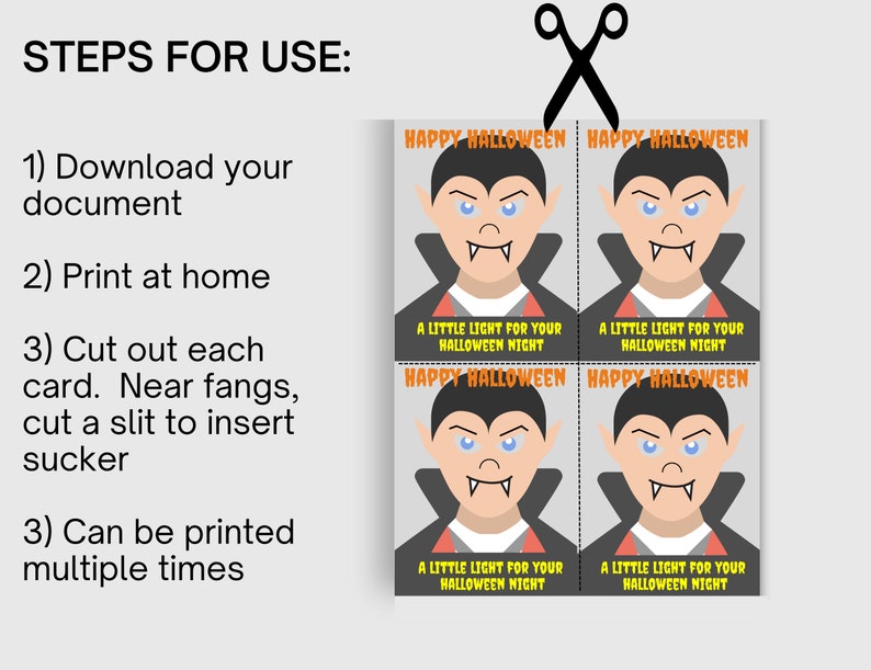 Halloween Printable Cards Kids Halloween Party Halloween - Etsy