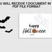 Multiple Halloween Printable Cards, Kids Halloween Party, Halloween ...