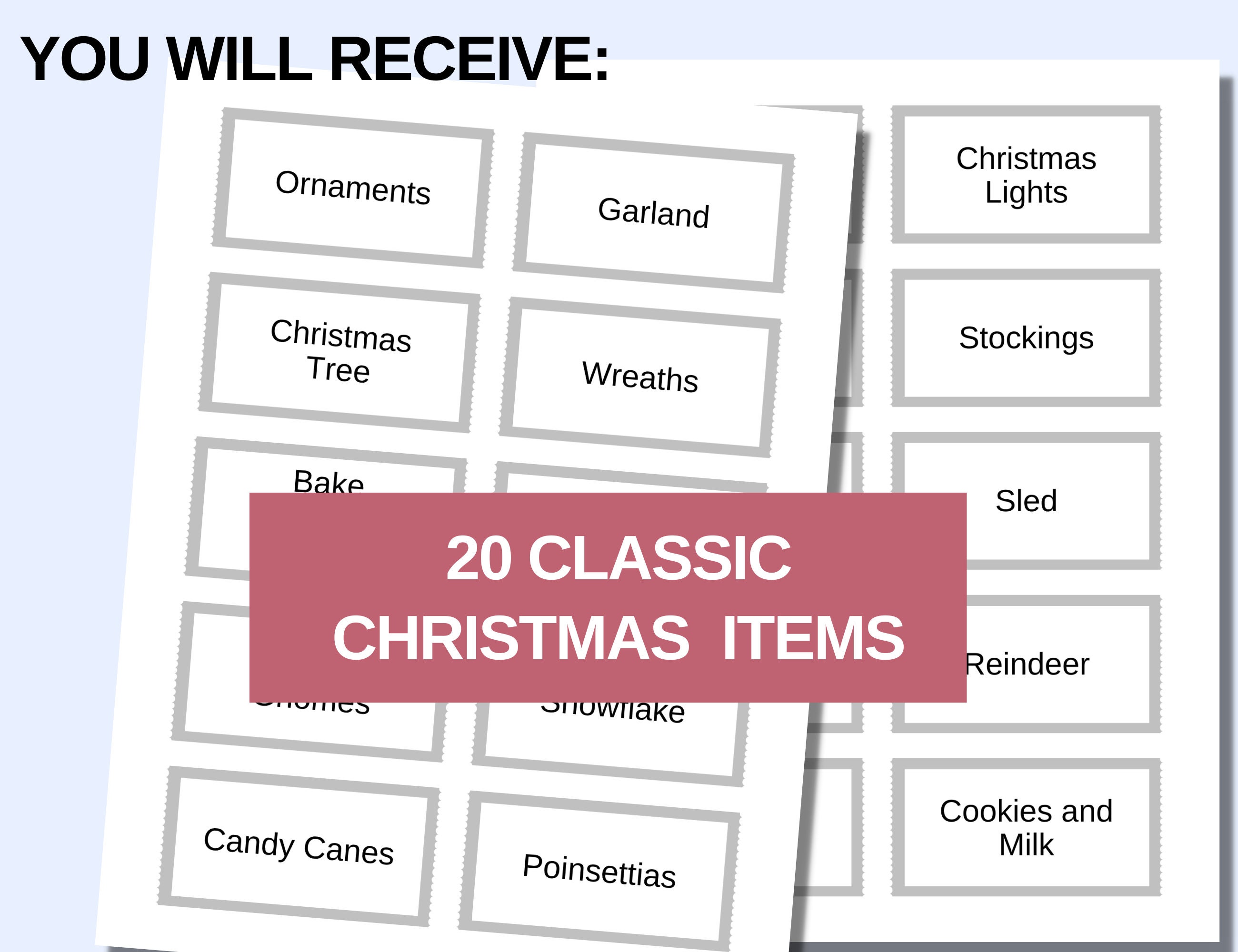 Christmas Charades, Christmas Party Games, Printable Christmas Party ...