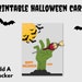 Halloween Printable Cards, Kids Halloween Party, Halloween Treat Cards ...