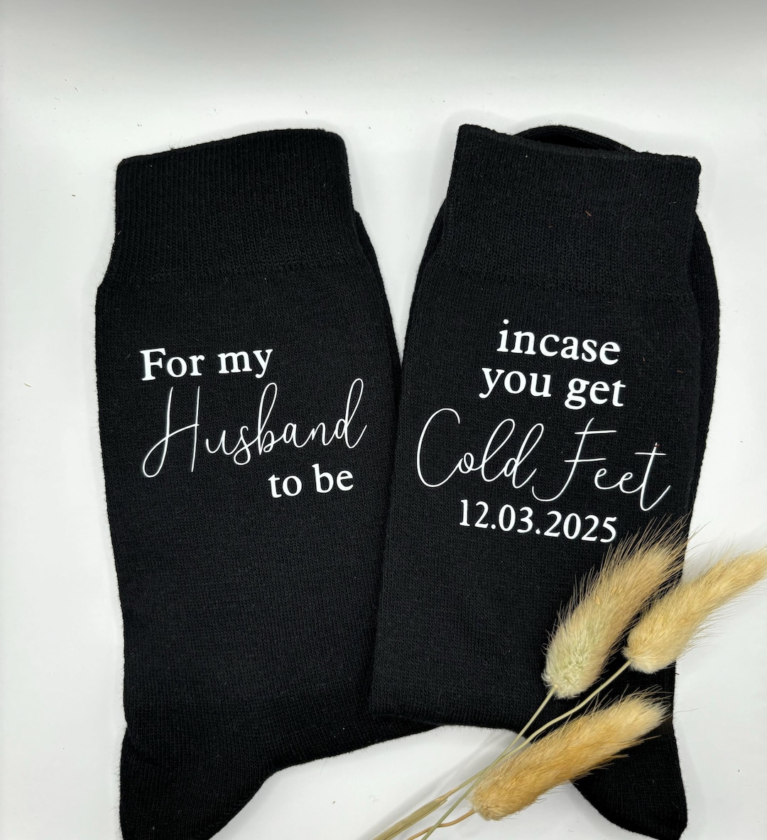 Wedding Socks - Groom Gifts, in Case You Get Cold Feet, Groom Hamper ...