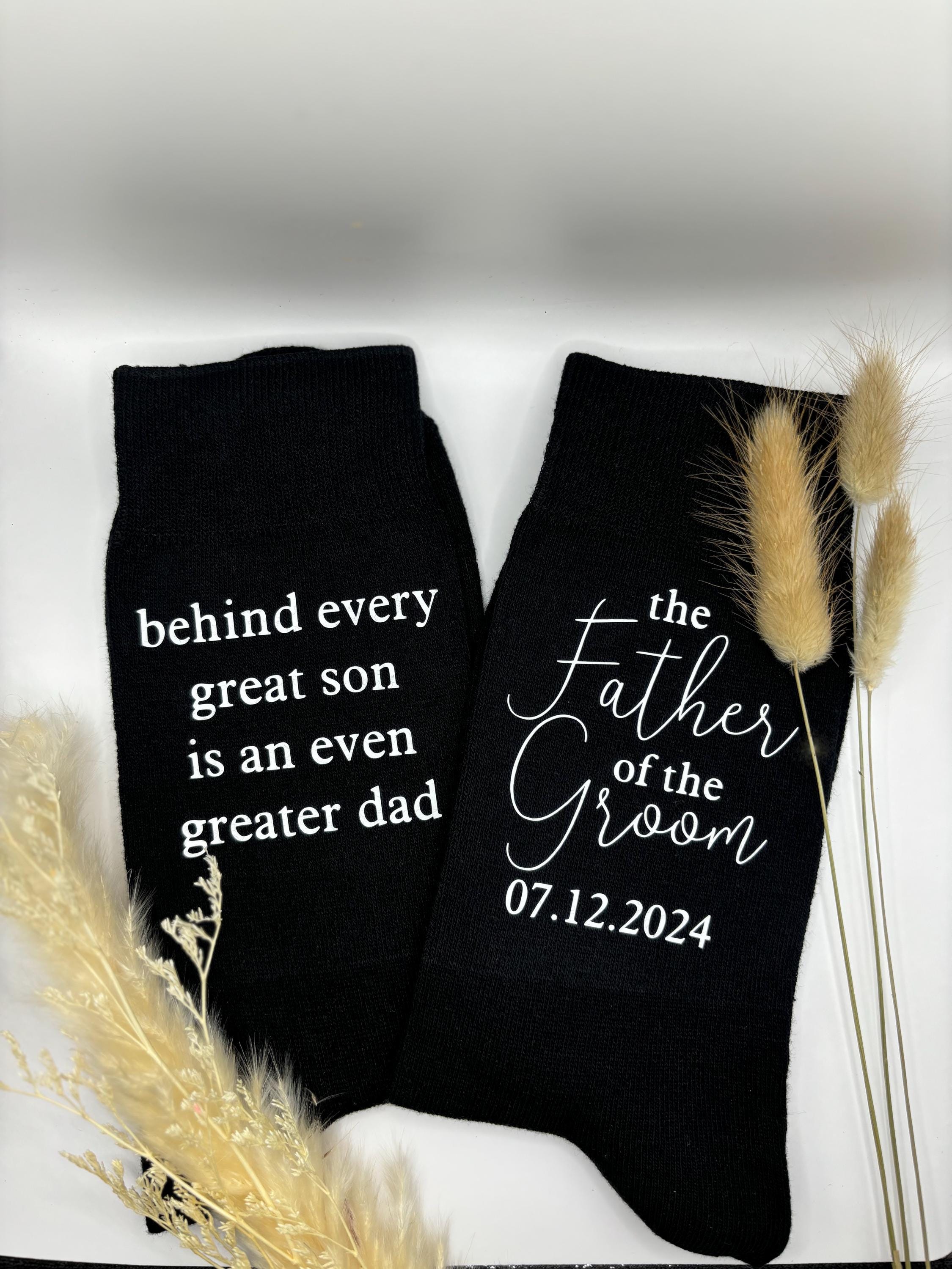 Wedding Socks - Father of the Groom Gifts, Father of the Groom Socks ...
