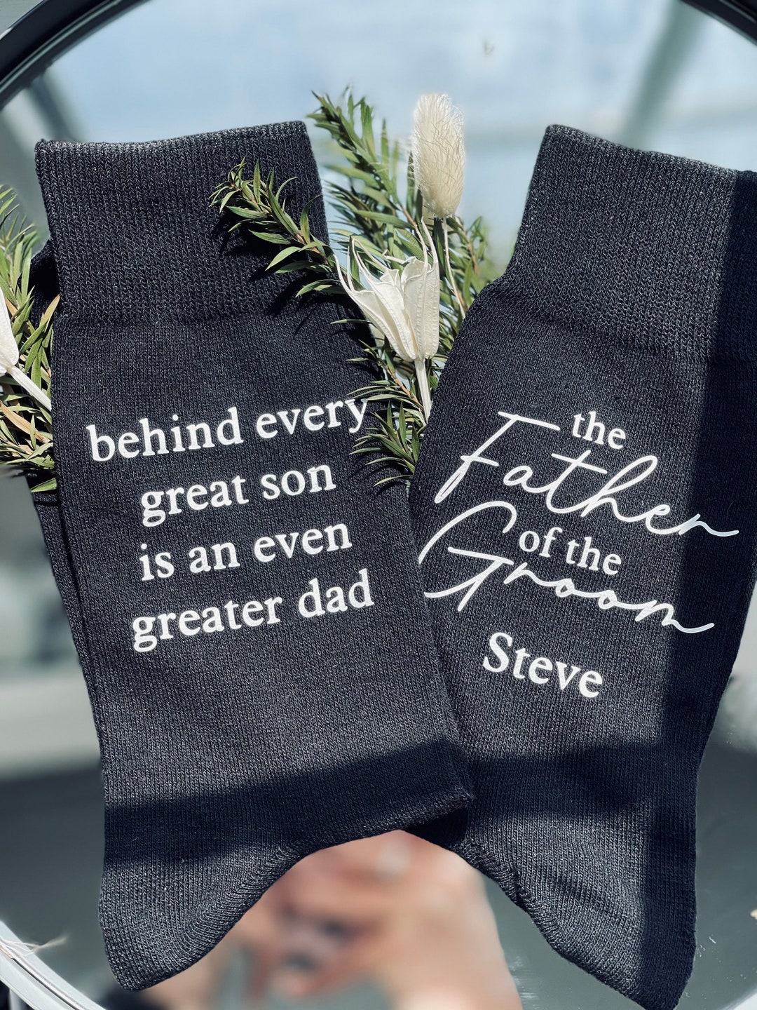 Wedding Socks Father of the Groom Gifts, Father of the Groom Socks ...